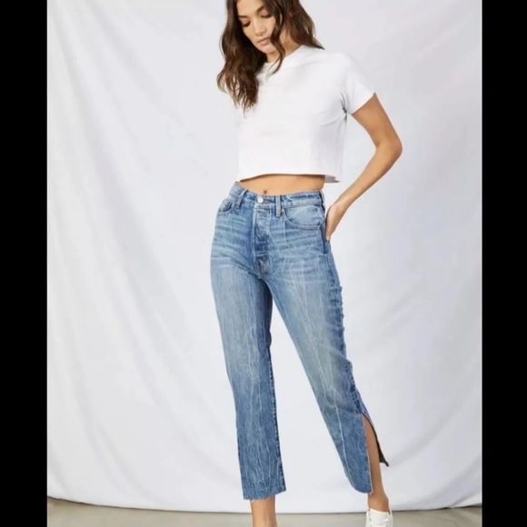 Etica | Jeans | Etica Stonewash Button Fly Alex Boy Ankle With Side ...